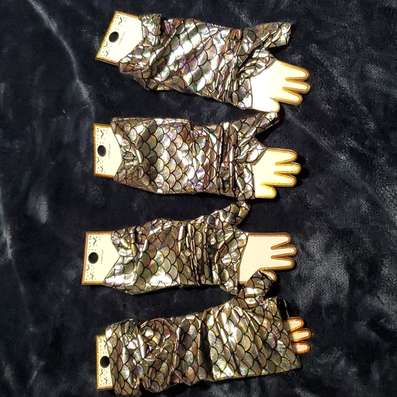 Accessories | 4 Pair Of Adult Mermaid Costume Gloves | Poshmark